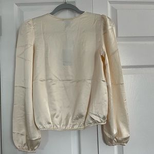 Sincerly Jules | Tops | Champagne Gold Wrap Top | Poshmark